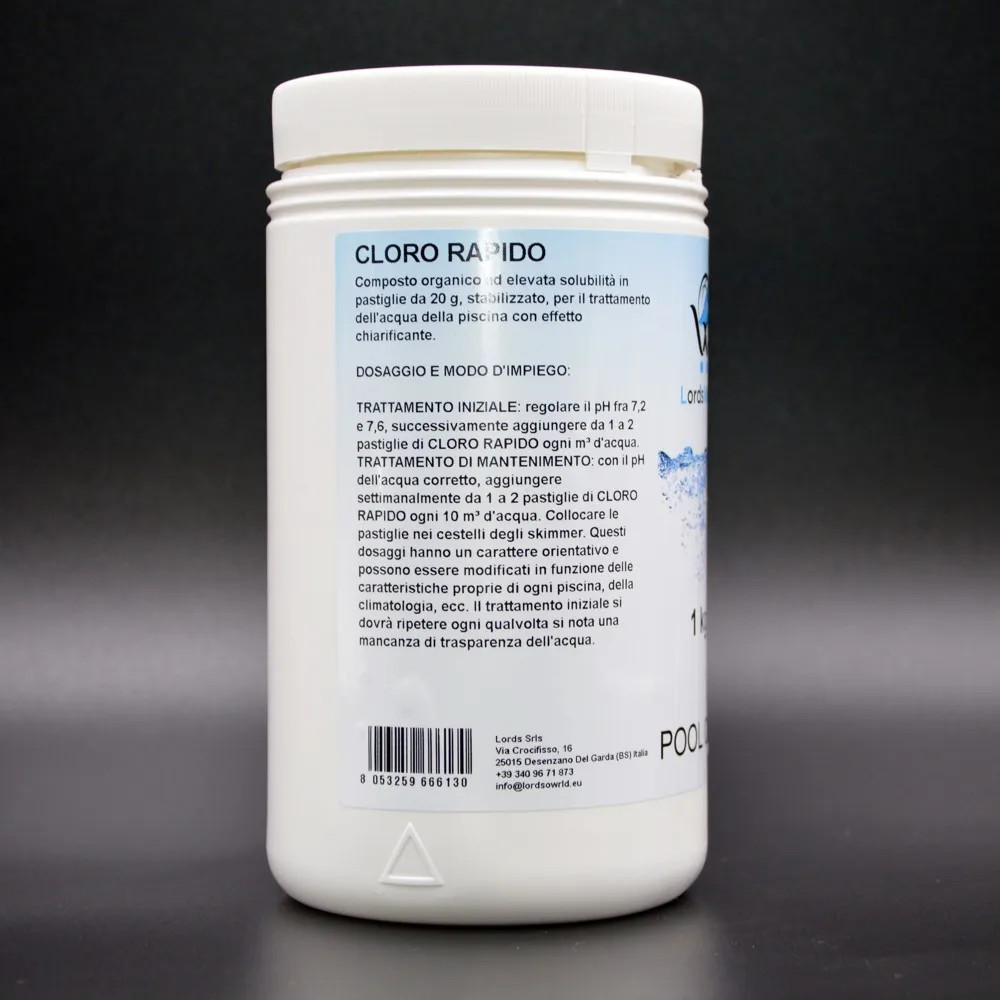 Rapid Chlorine for Pool Water Treatment | Maintain Crystal Clear Pool