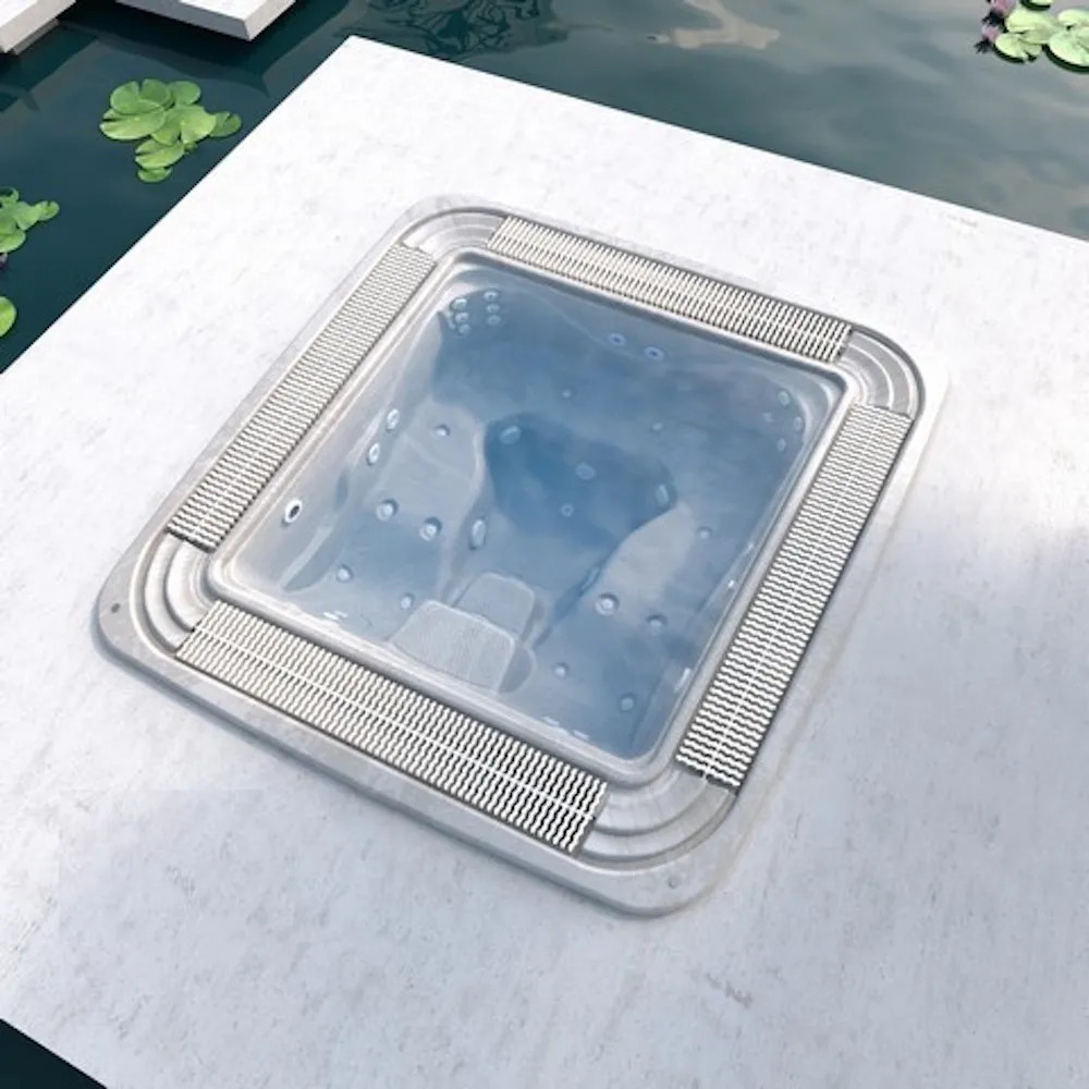 Public Spa - Verona - Inground range - Overflow edge