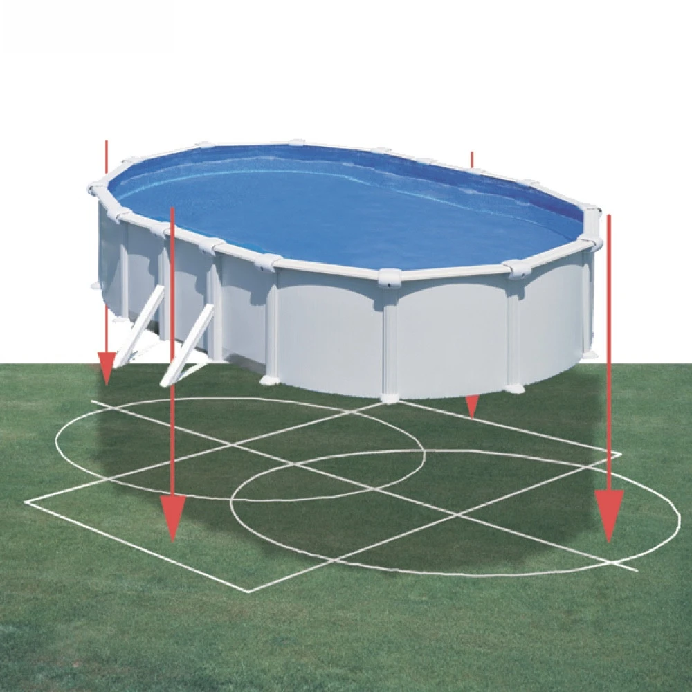 GRE above-ground pools - FIDJI OVAL